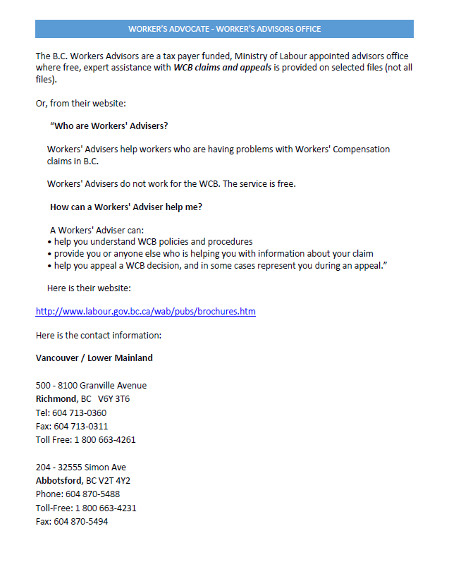 Resources – CUPE 1004